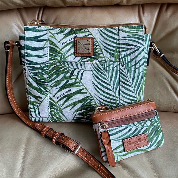 Dooney & Bourke | Bags | Dooney Bourke 2 Pc Montego Palm Leaf Siesta ...